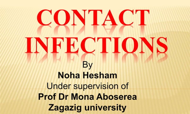 Contact infections | PPT