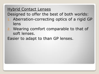 contact lens after refractive surgery.pptx