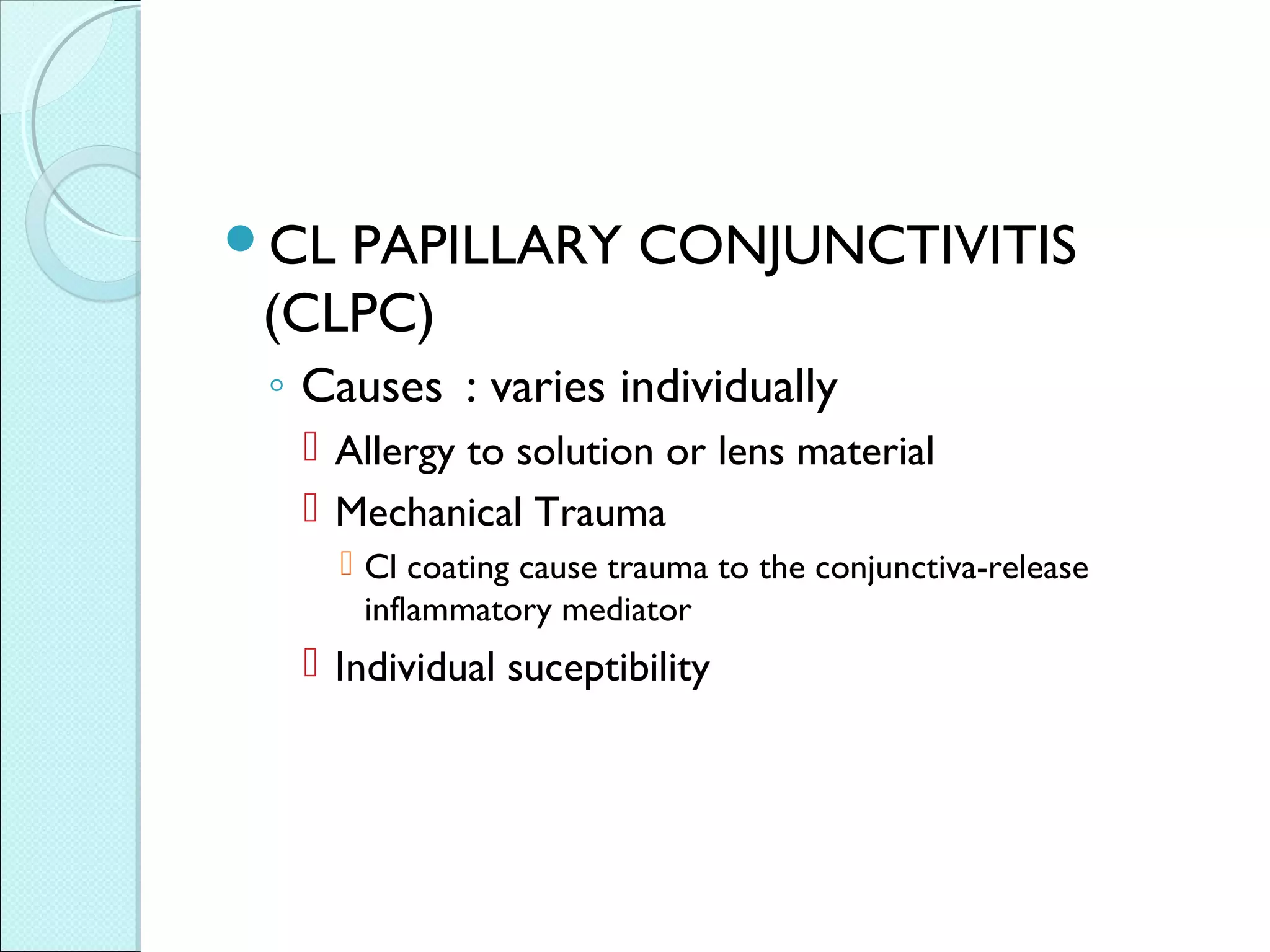 Contact lens complication | PPT