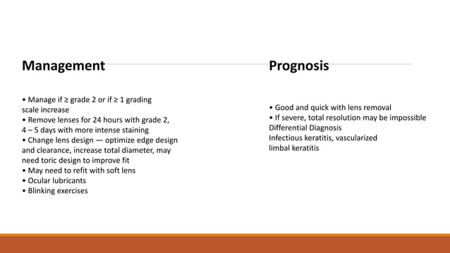 Soft & RGP Contact lens complications.pptx | Eye and Vision Conditions | Diseases and Conditions