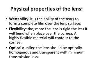 Contact lens | PPTX