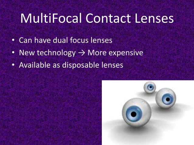 Contact lenses | PPTX | Eye and Vision Conditions | Diseases and Conditions