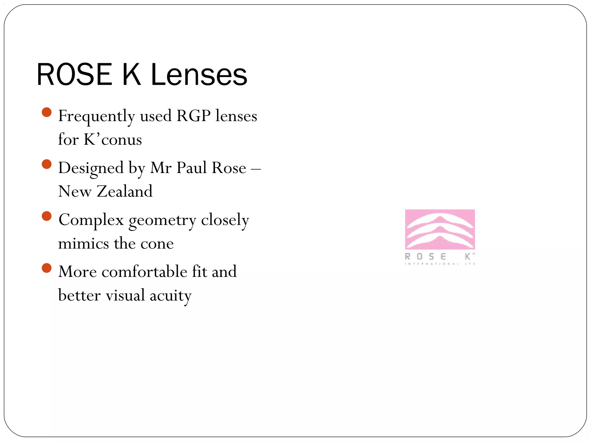 Contact lens in keratoconus | PPT