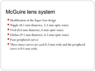 Contact lens in keratoconus | PPT