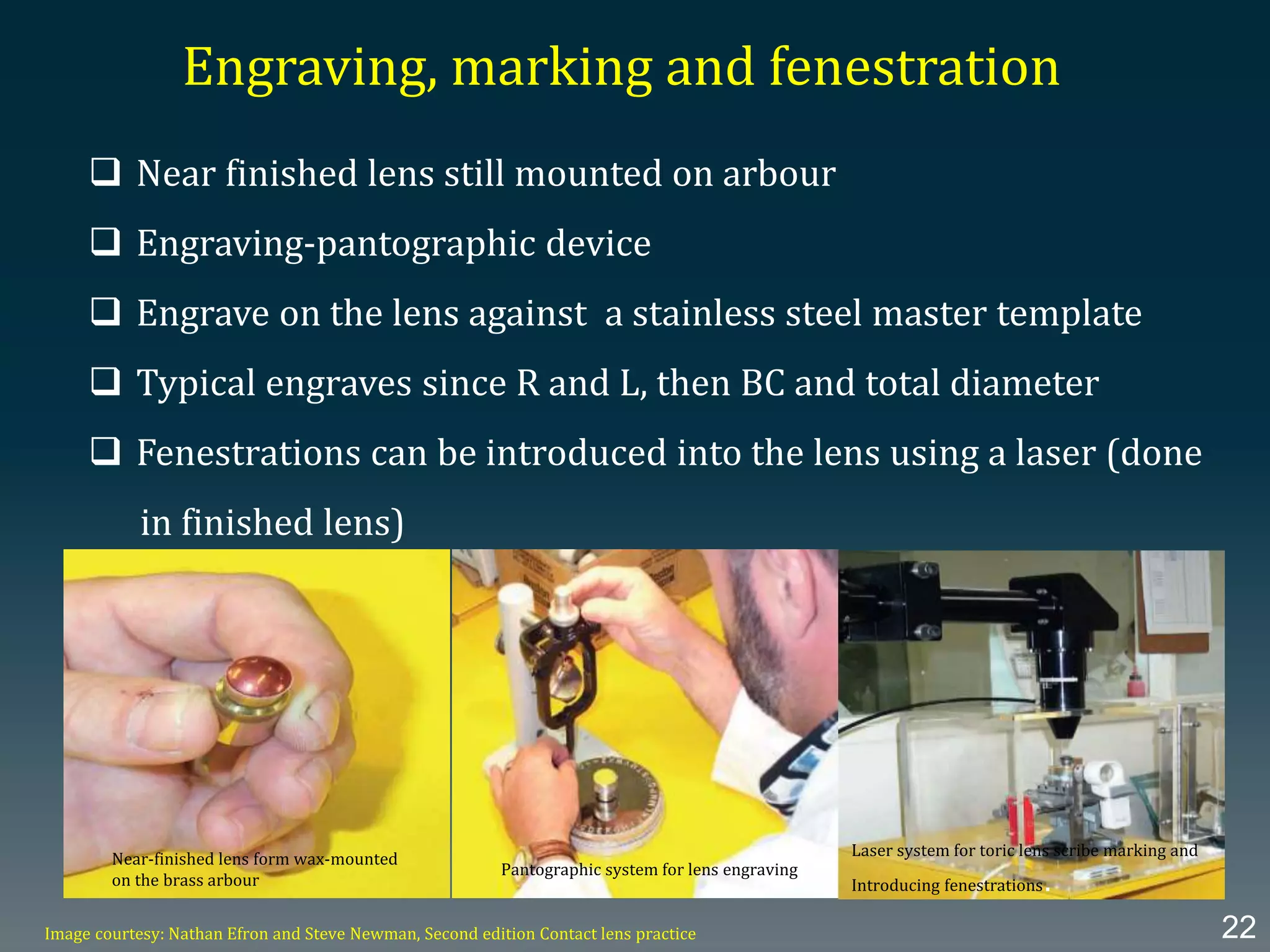 Contact lens manufacturing techniques | PPT