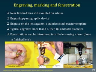 Contact lens manufacturing techniques | PPT