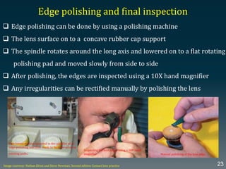 Contact lens manufacturing techniques | PPT