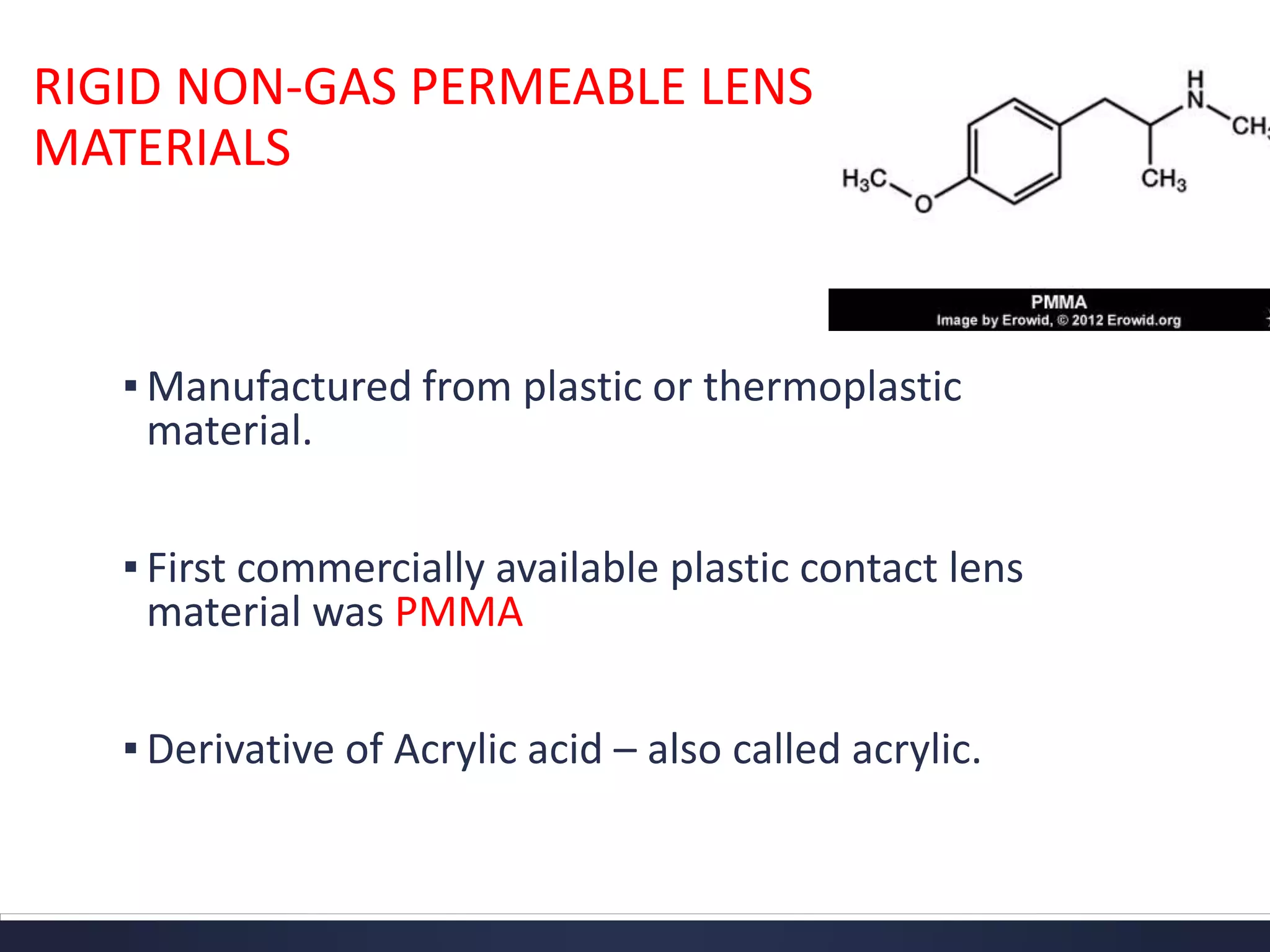 Contact lens materials and solutions | PPTX