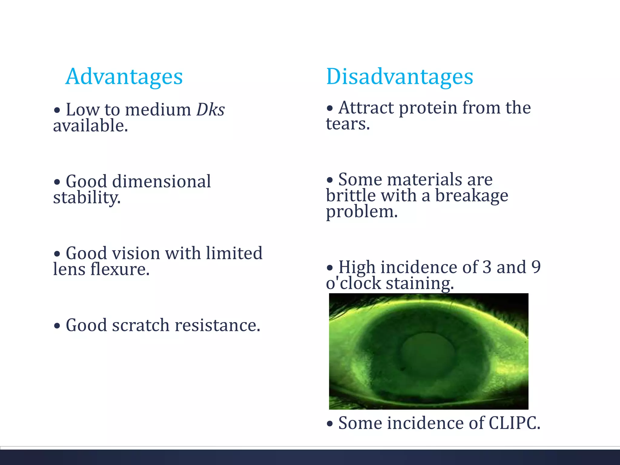 Contact lens materials and solutions | PPTX