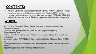 Contact lens solutions | PPT