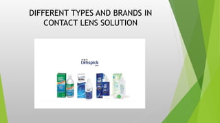 Contact lens solutions | PPT