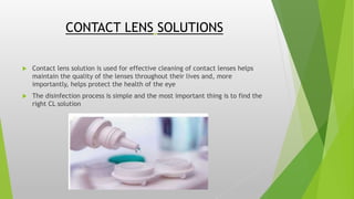 Contact lens solutions | PPT