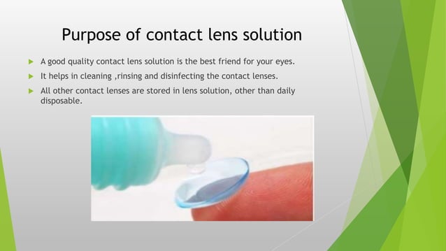 Contact lens solutions | PPT