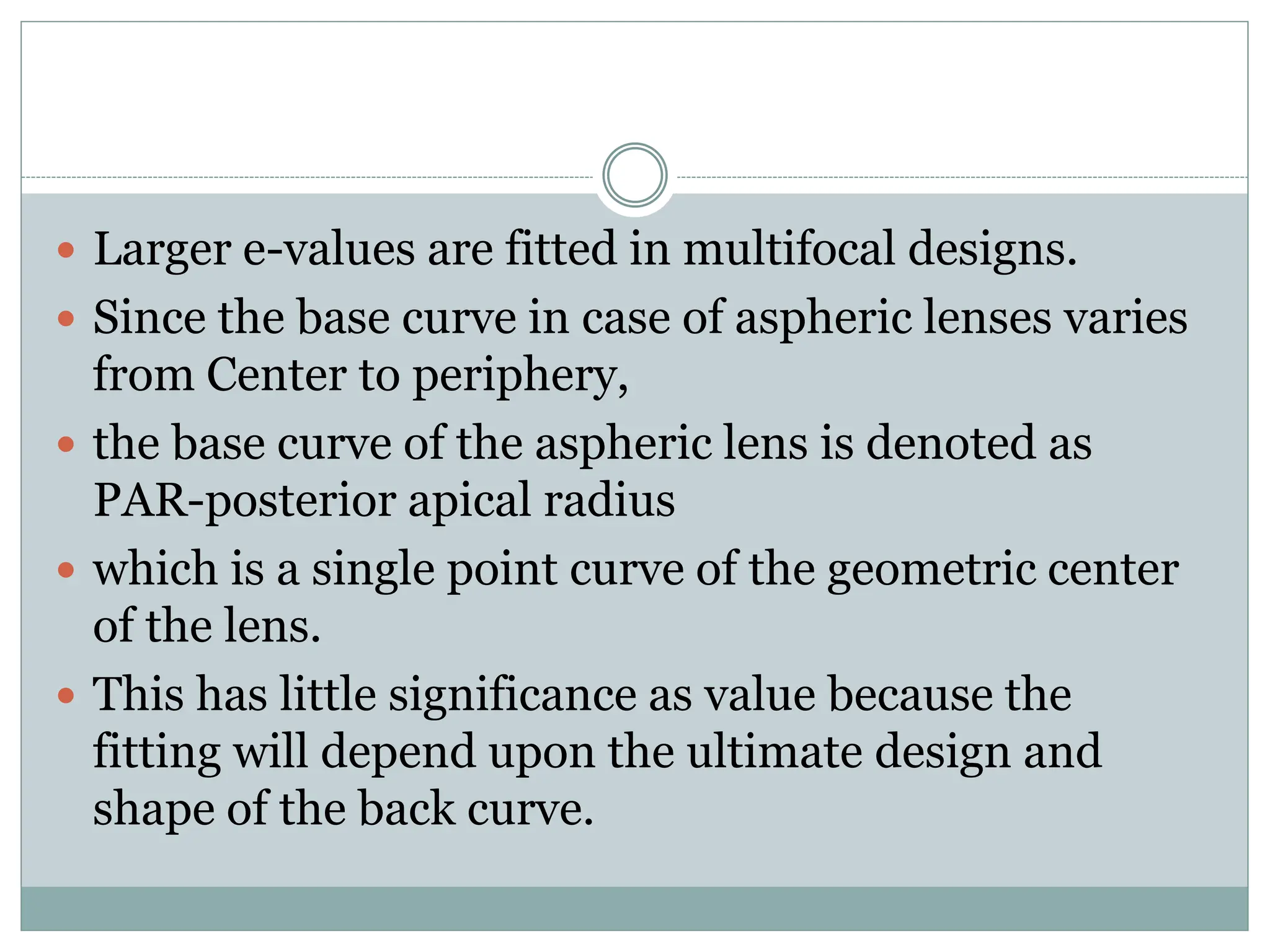contact lens terminology some basic definitions | PPTX
