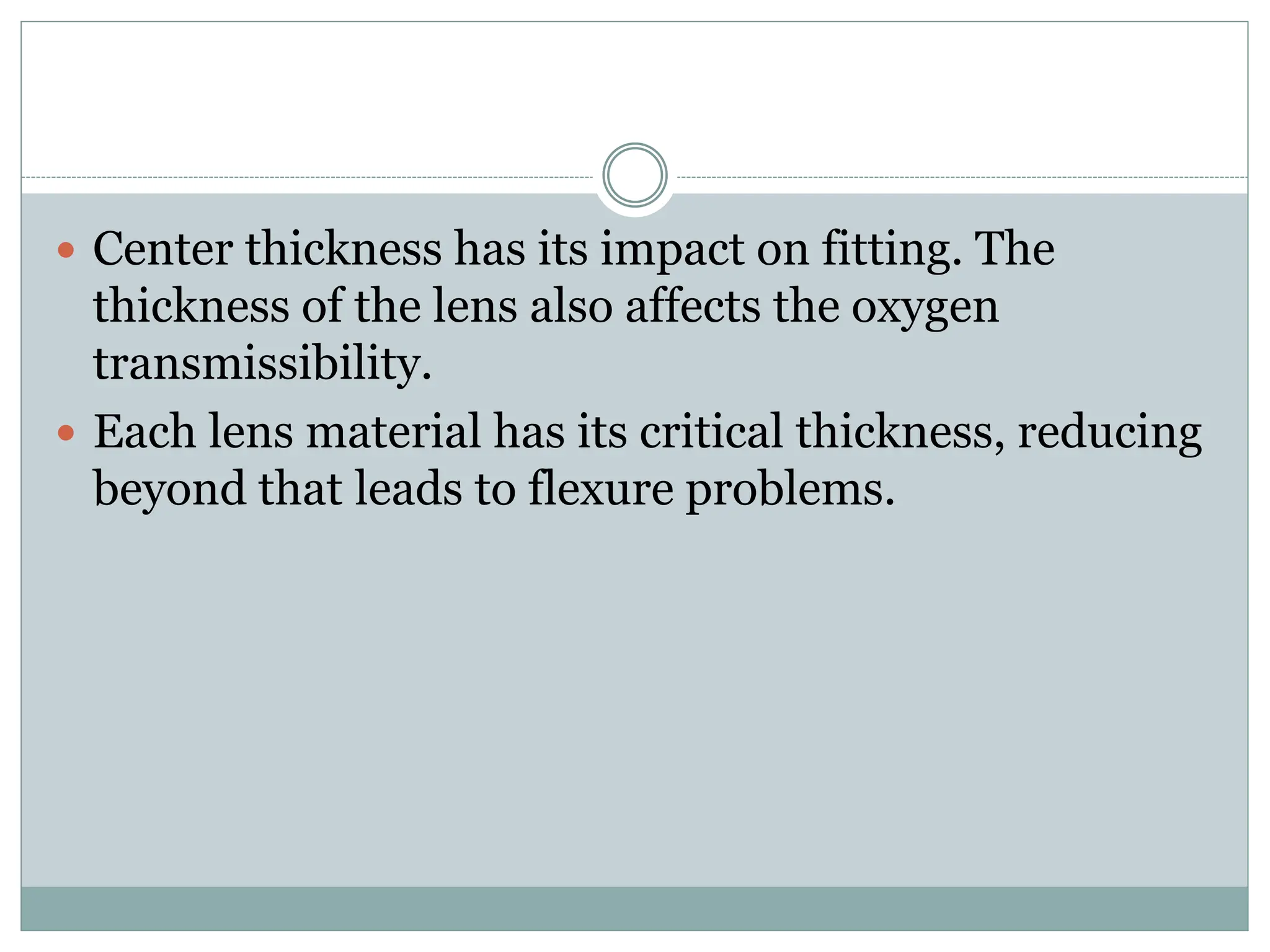 contact lens terminology some basic definitions | PPTX