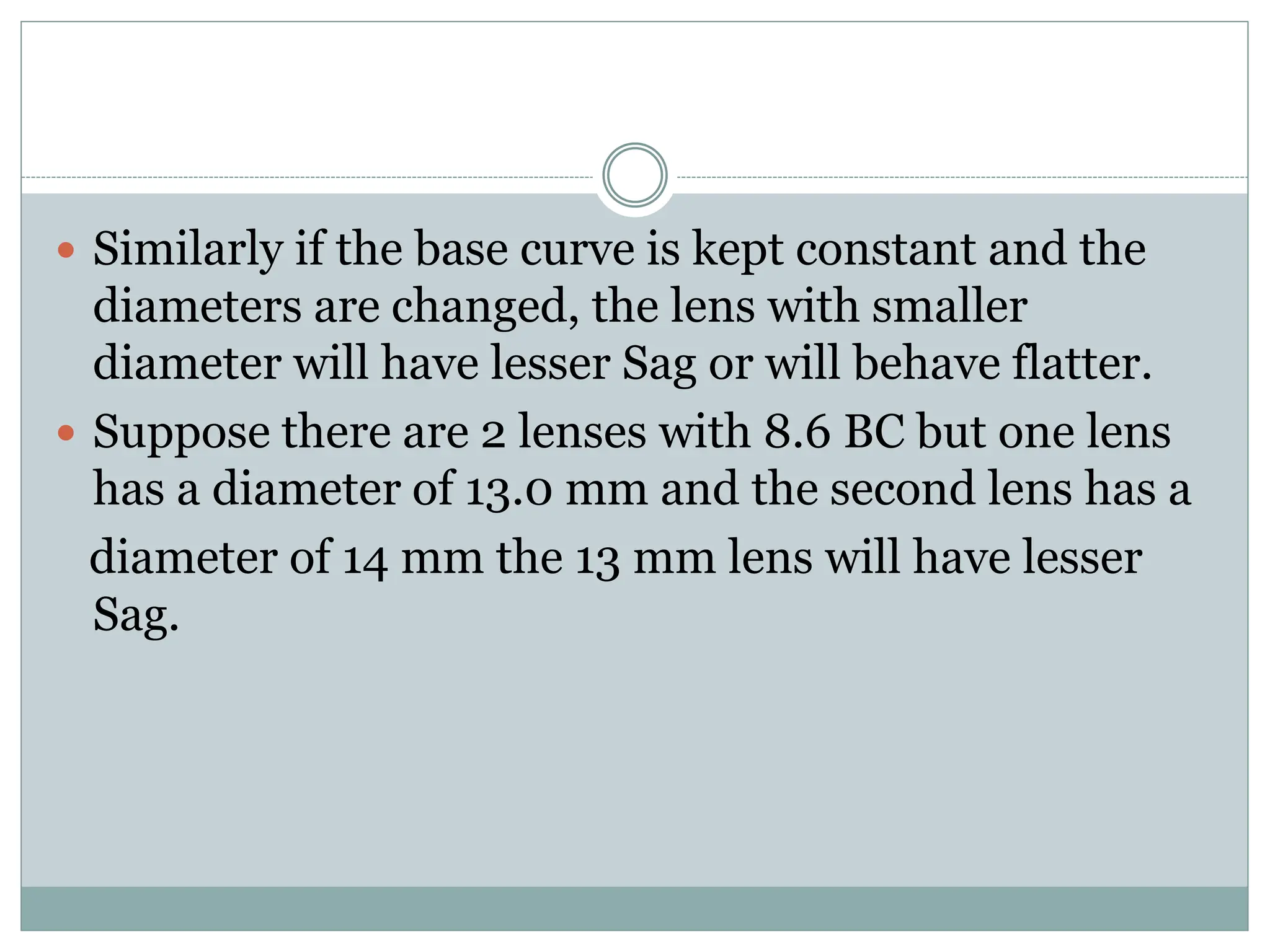 contact lens terminology some basic definitions | PPTX