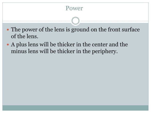 contact lens terminology some basic definitions | PPTX