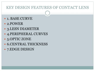 contact lens terminology some basic definitions | PPTX