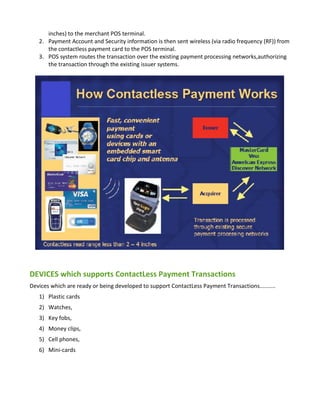 All about Contactless payments | PDF