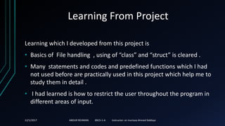 Contact management system , phone book management system | PPTX