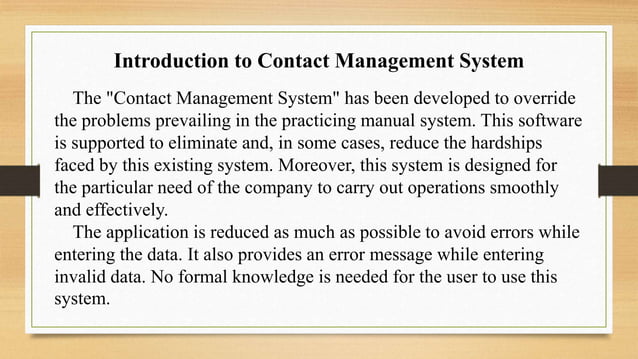 CONTACT MANAGEMENT SYSTEM PPT.pptx