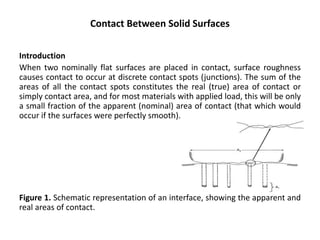 Contact mechanics unit3 | PPTX