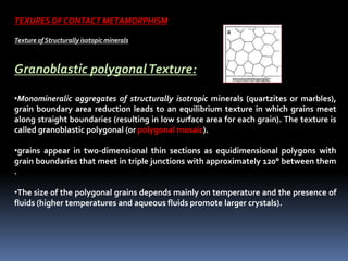Contact metamorpic textures | PPTX
