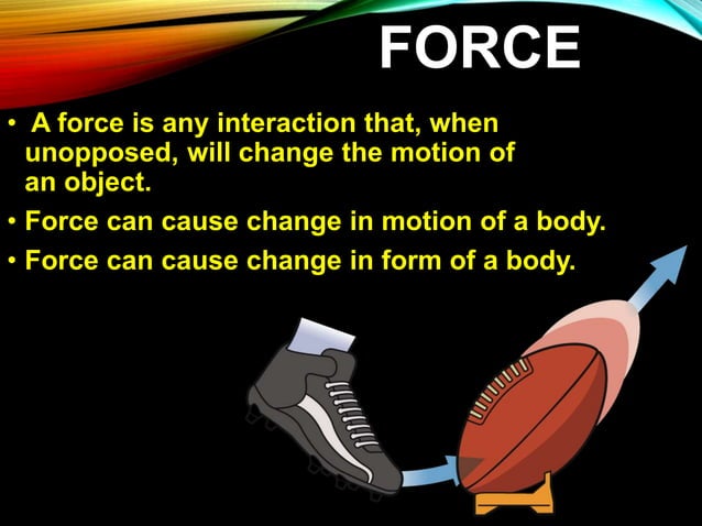 FORCE | CONTACT AND NON-CONTACT FORCES | PPTX