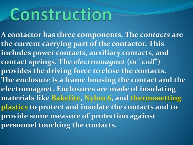 Contactor | PPTX