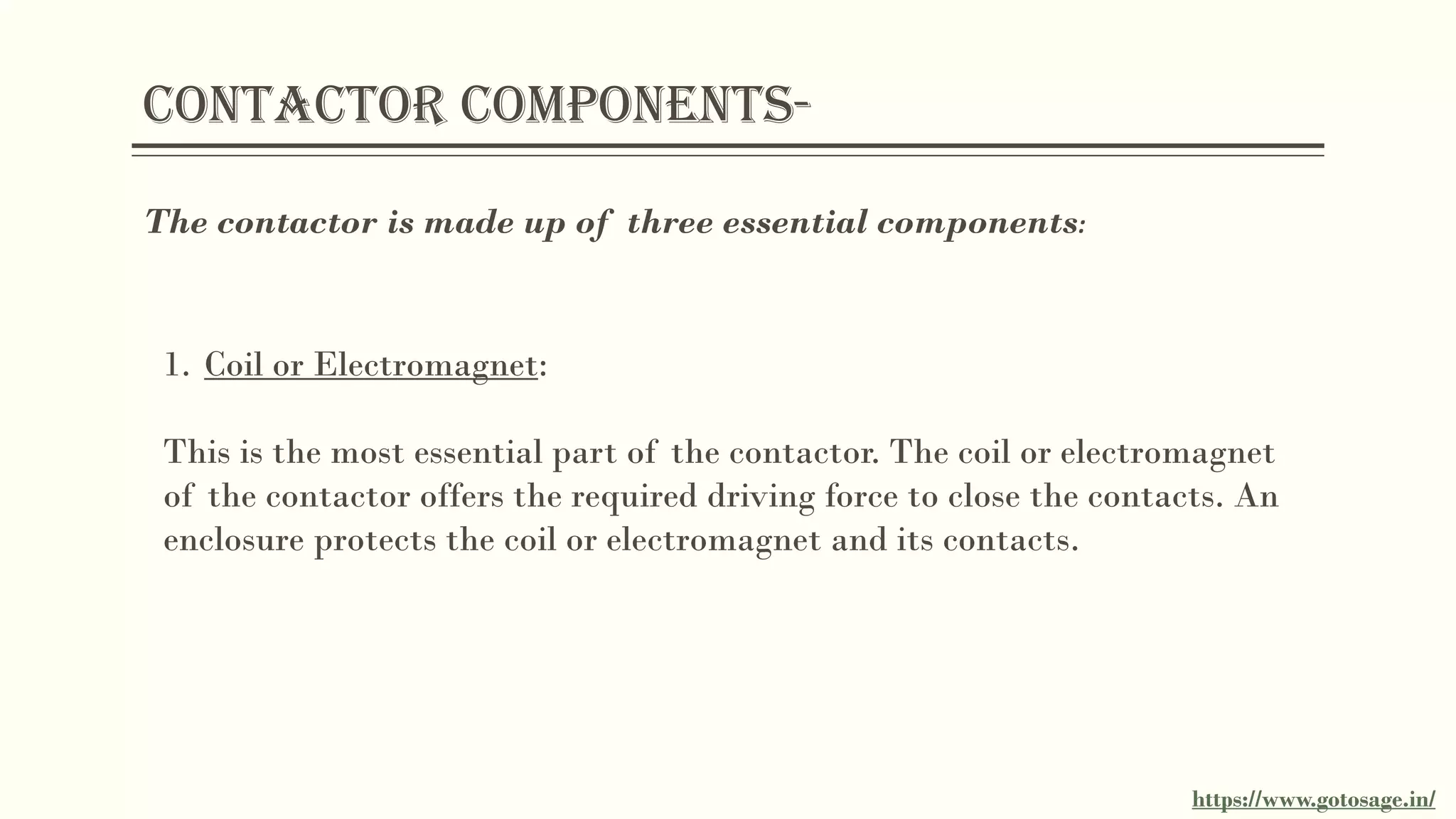 What is a Contactor? | PDF