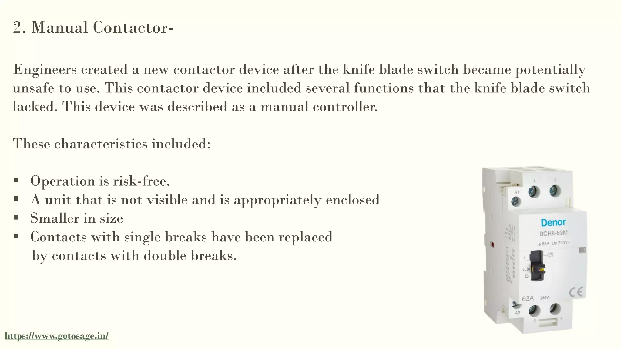 What is a Contactor? | PDF