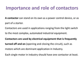 Contactors performance problems and solutions | PPTX | Home Appliances ...