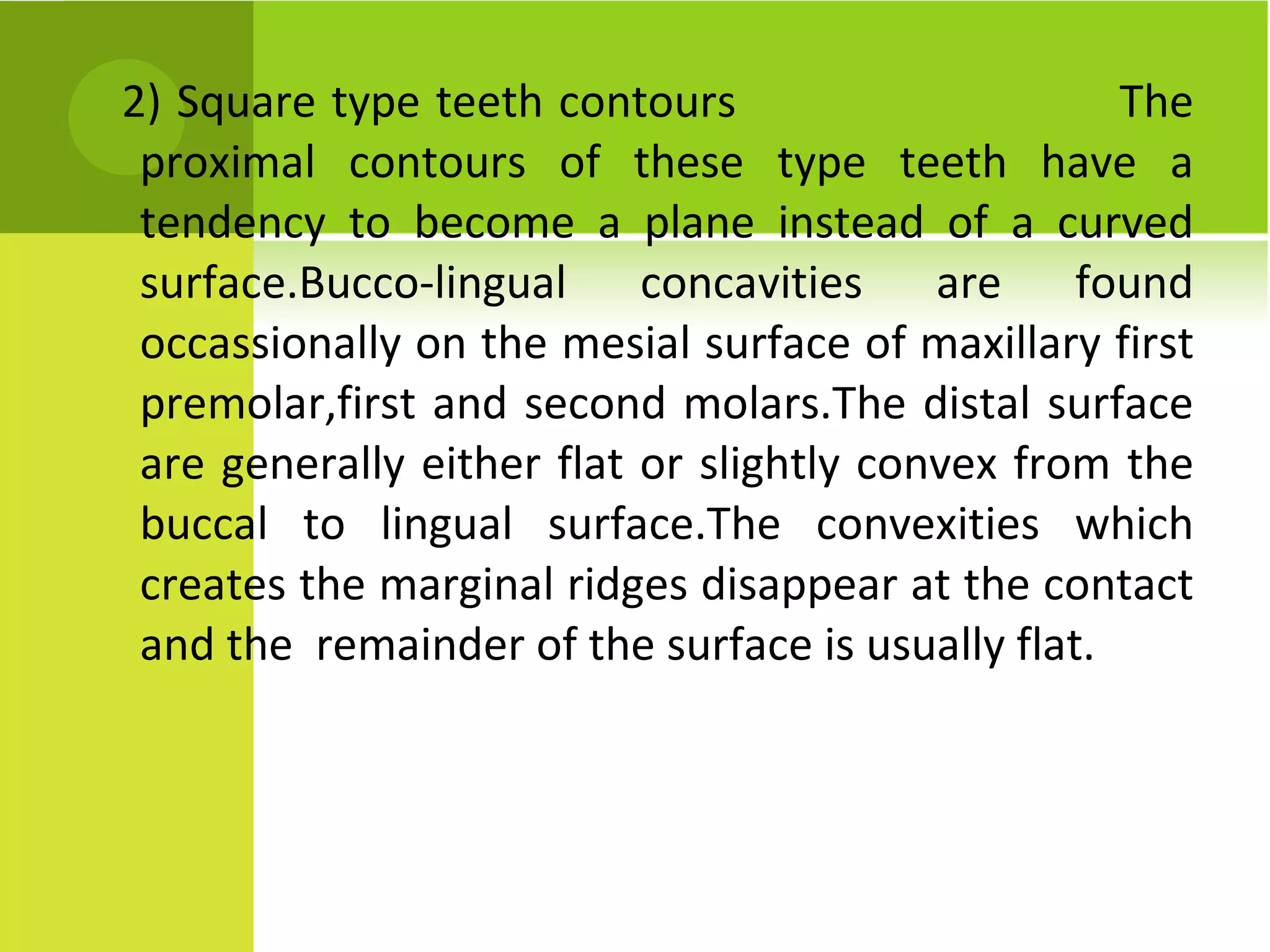 Contacts and contours | PPT