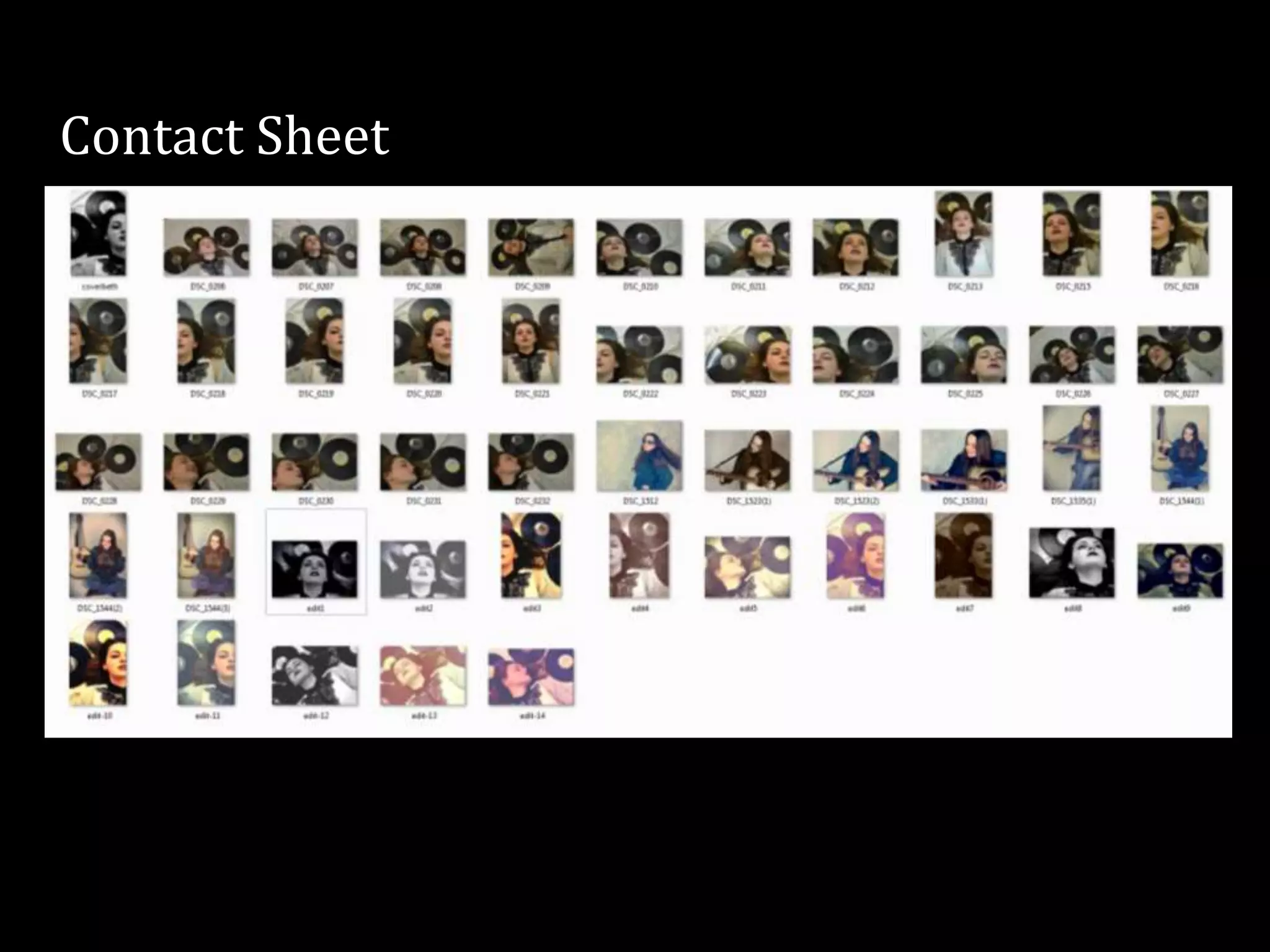 Contact Sheet | PPTX