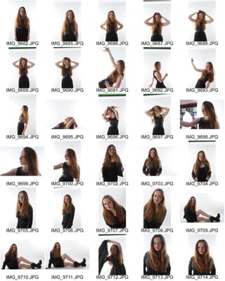 Photoshoot Contact sheet | PDF | Photo Editing Software | Computer ...