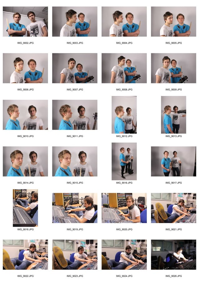 Contact sheet | PDF