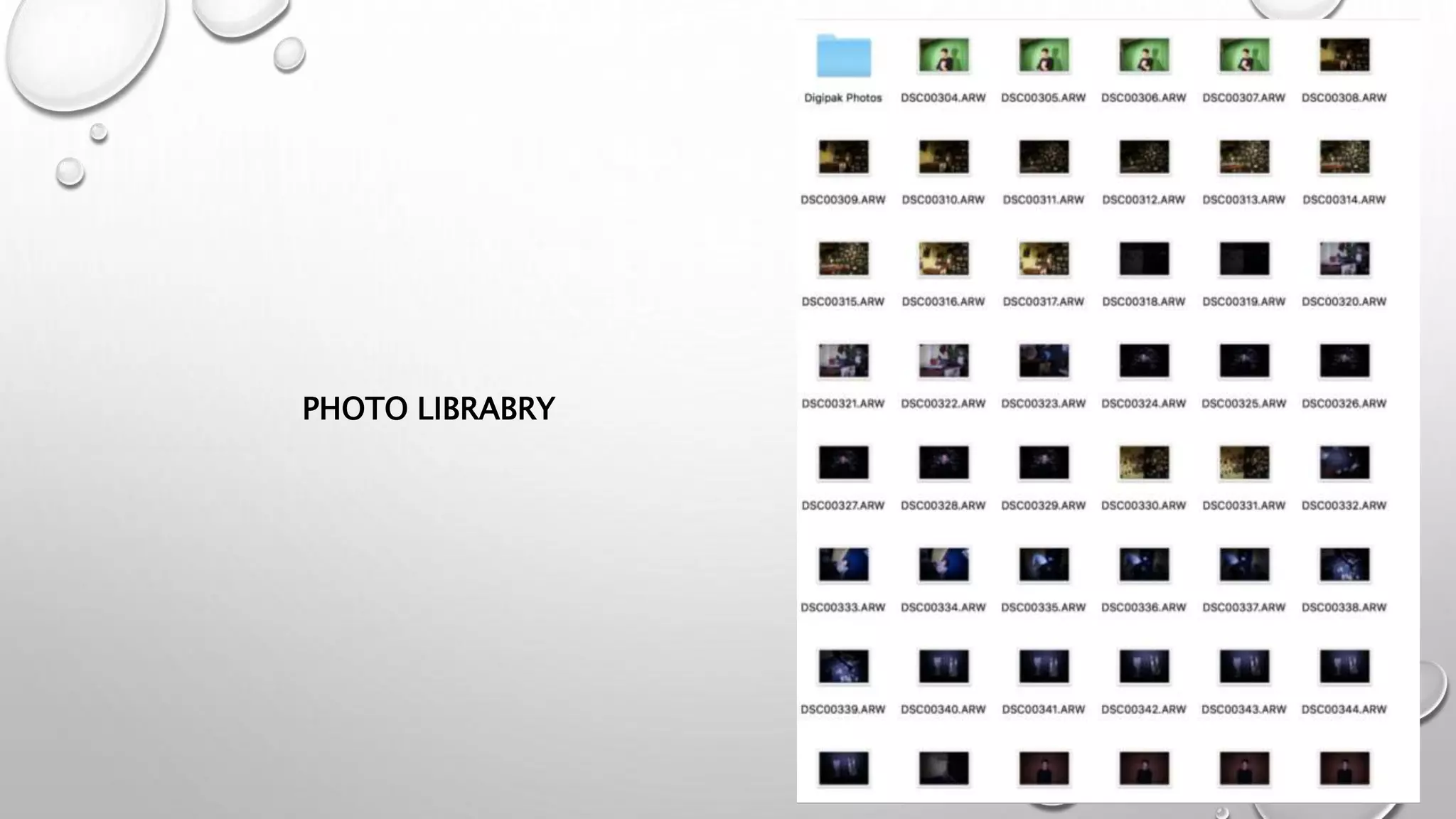 Contact sheet for magazine cover | PPTX