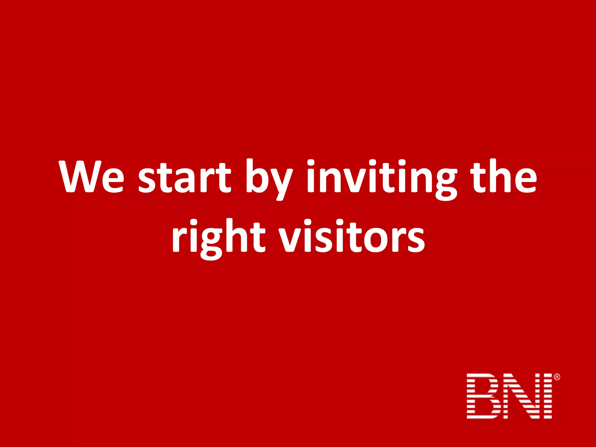 BNI Contact Spheres for the HUB Chapter | PPTX