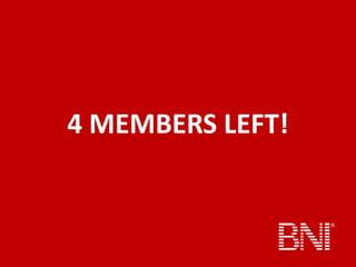 BNI Contact Spheres for the HUB Chapter | PPTX