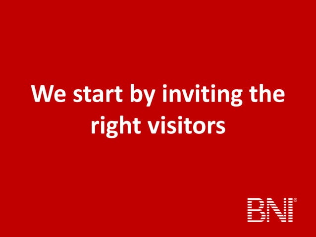 BNI Contact Spheres for the HUB Chapter | PPTX