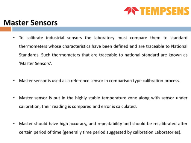 Contact temperature sensor calibration | PPTX