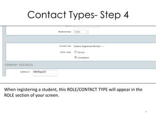 Contact types | PPTX