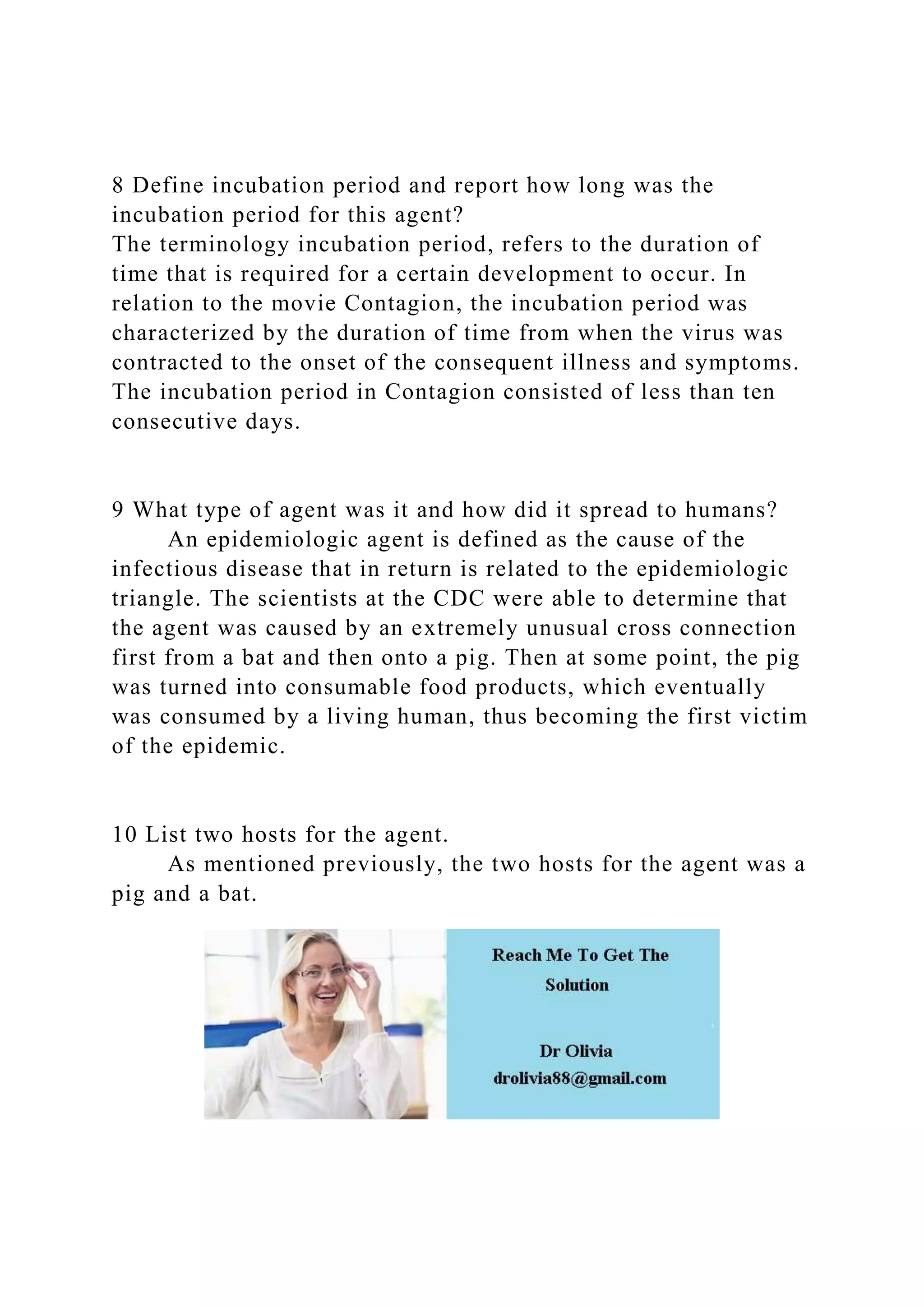 Contagion 1 Define Fomite.A fomite is an inanimate object.docx