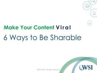 Contagious - Viral Content Creation | PPTX