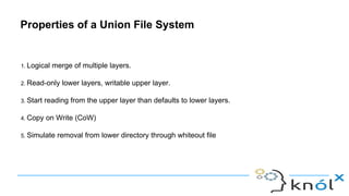 Union FileSystem - A Building Blocks Of a Container | PPT
