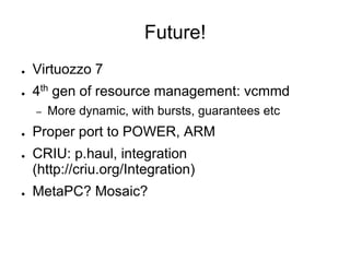 Brief history of Linux containers | PPTX | Operating Systems | Computer ...