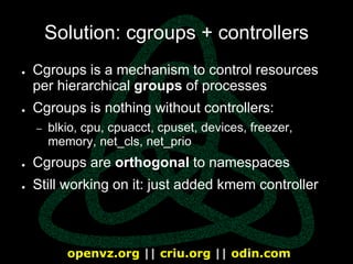 N problems of Linux containers | PPTX