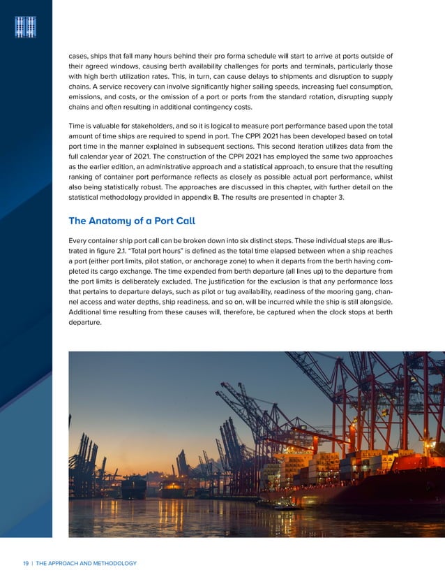 EED - Container Port Performance Index 2021 | PDF