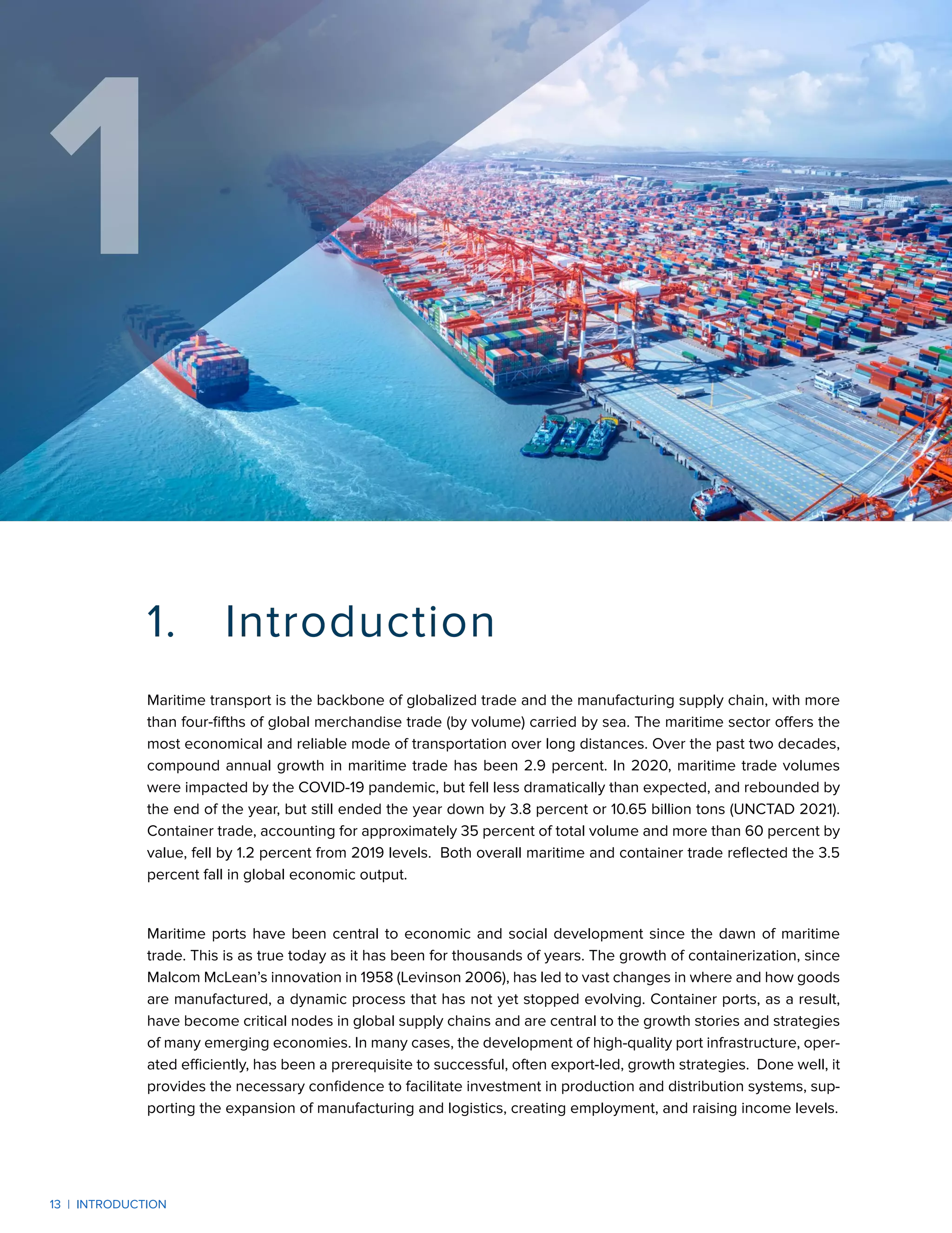 TRANSPORT GLOBAL PRACTICE The Container Port PERFORMANCE INDEX 2021 | PDF