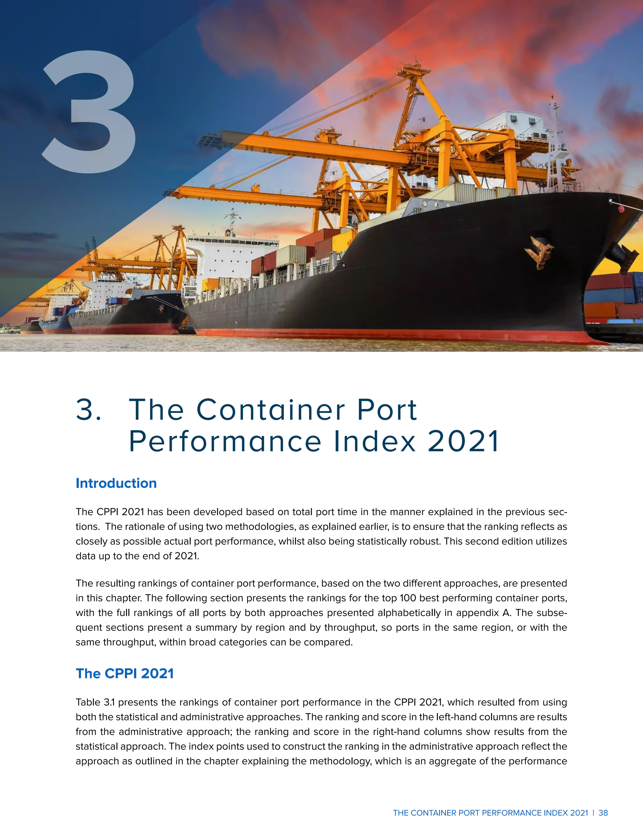 TRANSPORT GLOBAL PRACTICE The Container Port PERFORMANCE INDEX 2021 | PDF